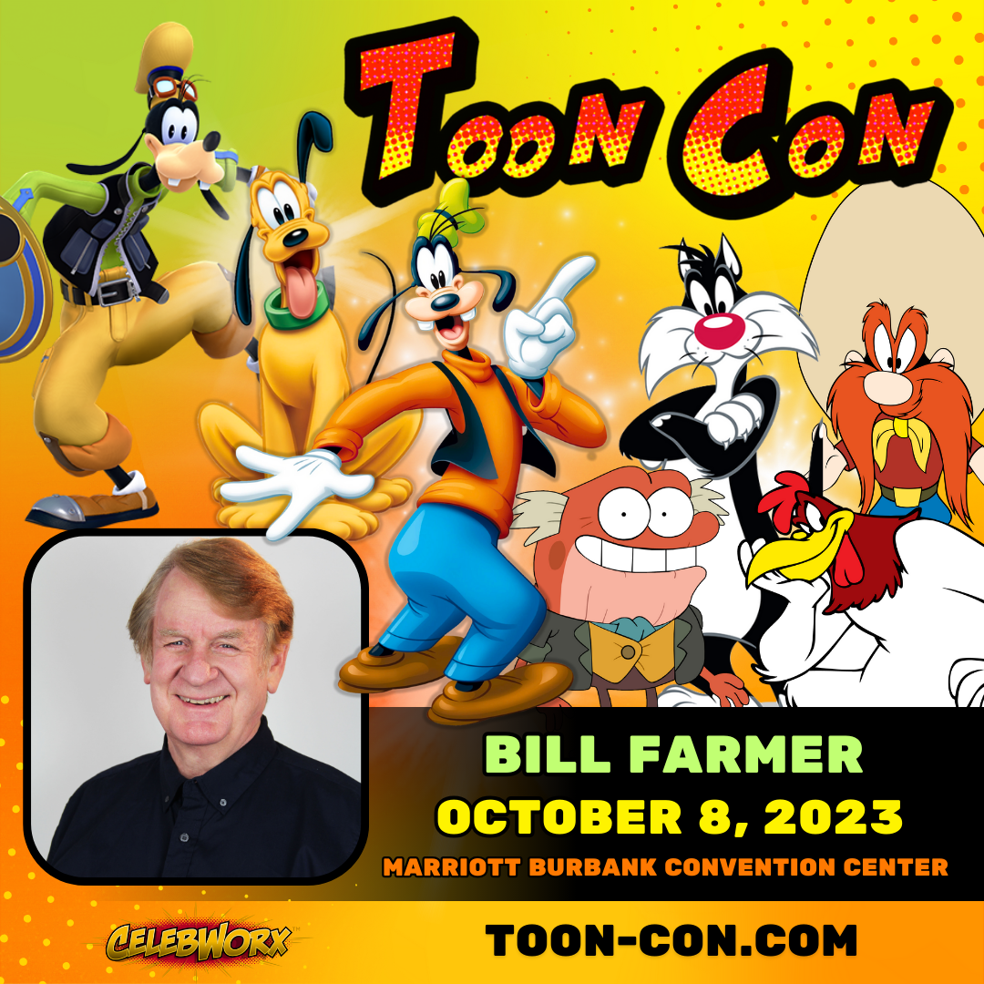 Bill Farmer – Toon Con Sept 7th 2025