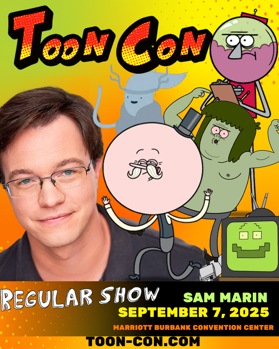 Sam Marin – Toon Con Sept 7th 2025