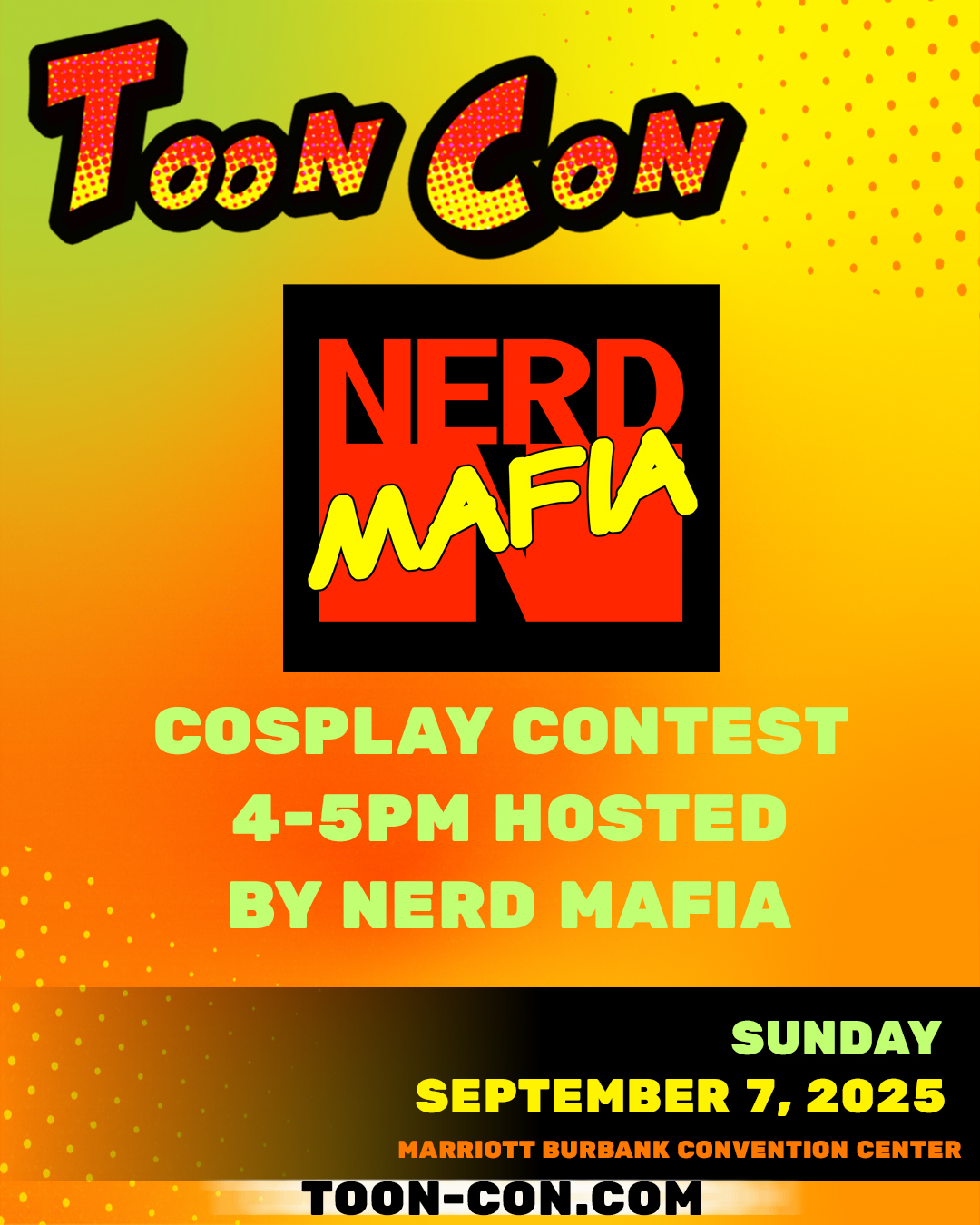 Cosplay Contest Toon Con Sept 7th 2025